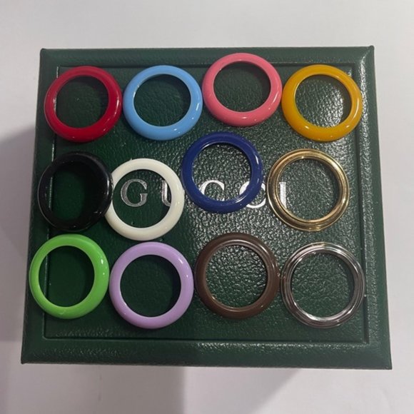 Gucci | Accessories | Authentic Gucci Vintage Interchangeable Bezels ...